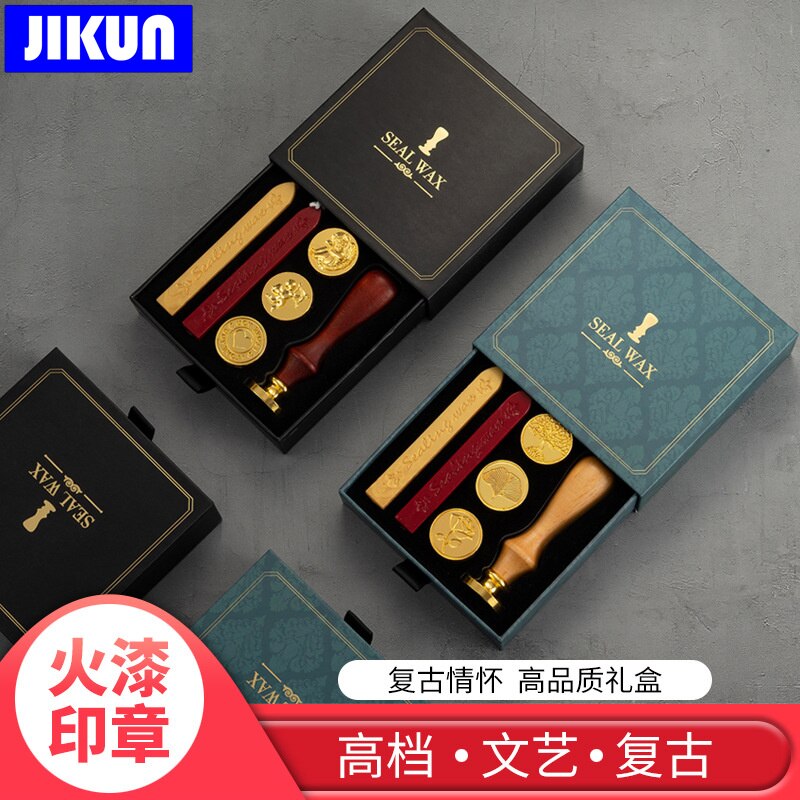 Jikun Lakzegel Postzegels Retro Brief Stempel Set ... – Vicedeal