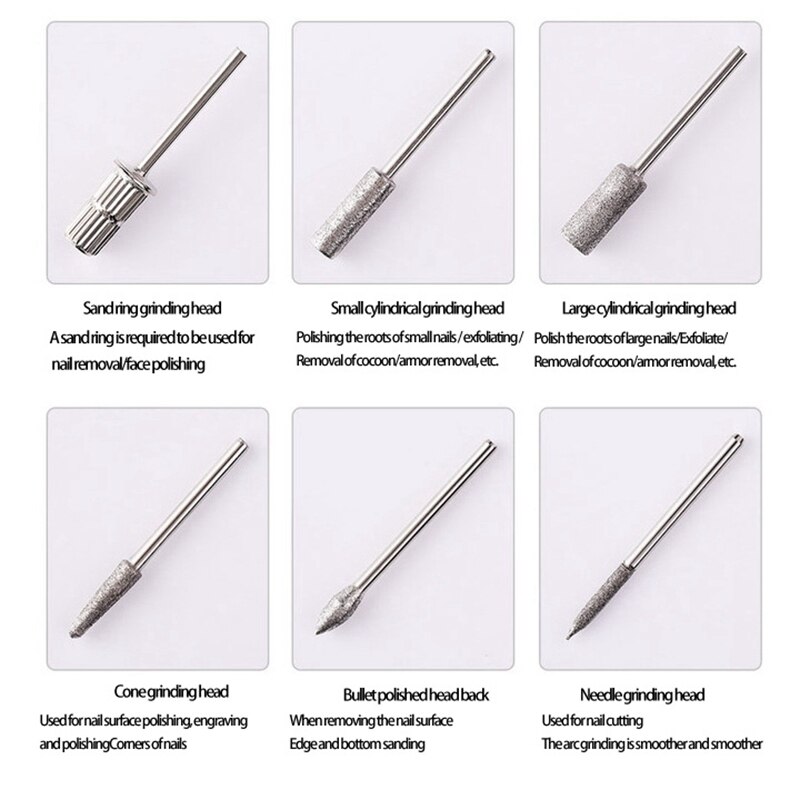 Elektrische Manicure Kit Nail File Remover Elektri... – Vicedeal