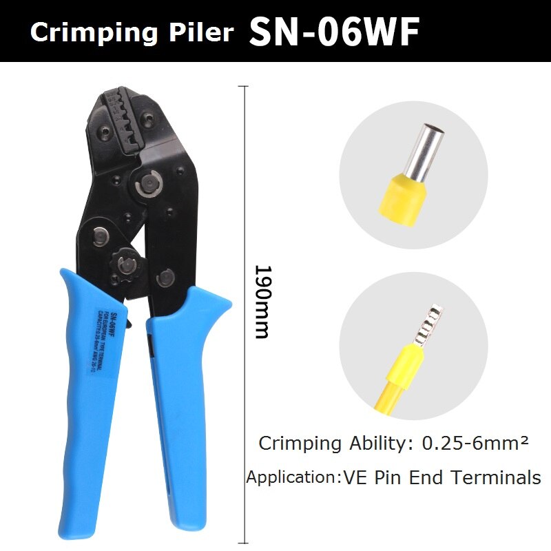 Crimping Tool, Terminal Connector Ratcheting Wire ... – Grandado