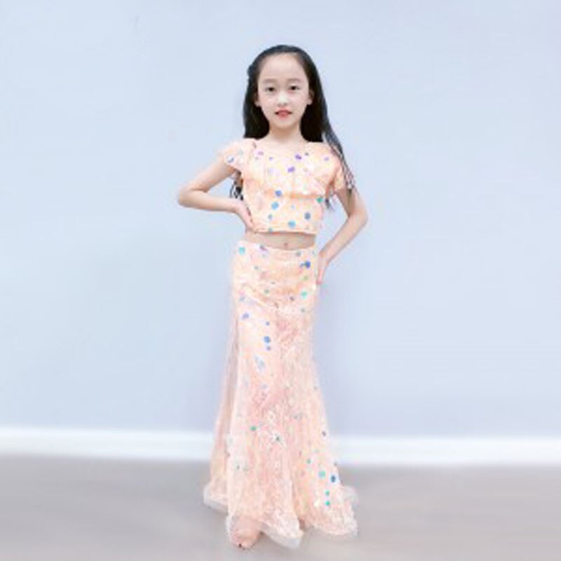 flowy Princess Kids Child Belly Dance Costume Sets... – Grandado