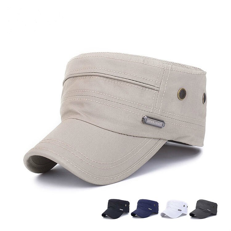 Solid Unisex hip hop Cap For Men Women Flat Roof B... – Grandado