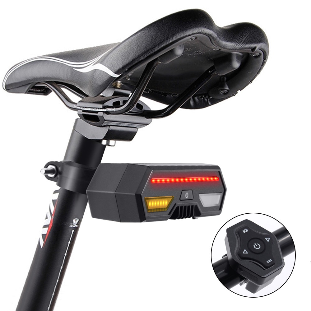 Trådlös smart cykel bakljus fjärrkontroll blinkers... – Grandado