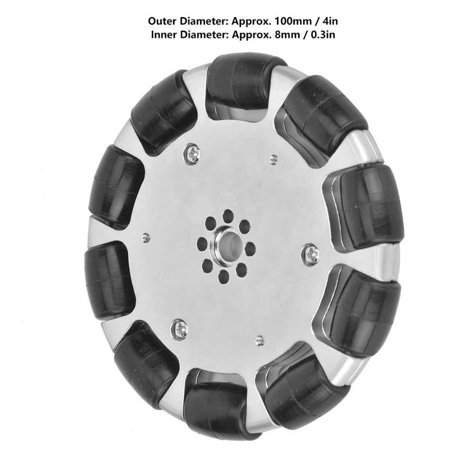 1pc 4 inches Metal Omnidirectional Wheel and neopr... – Grandado