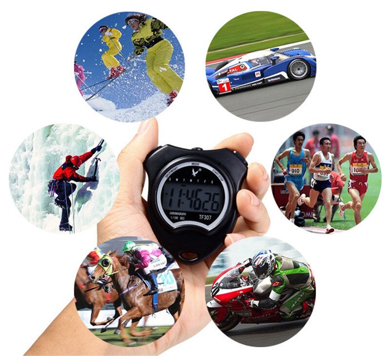Multi-function Sport Stopwatch Digital Timer Handh... – Grandado