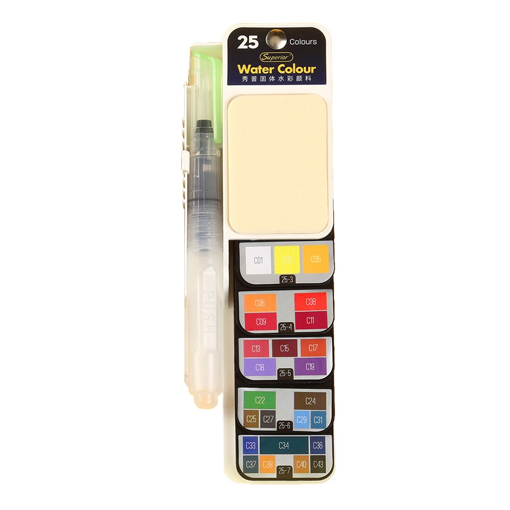 42/33/25 Colors Foldable Paint Travel Pocket Water... – Vicedeal