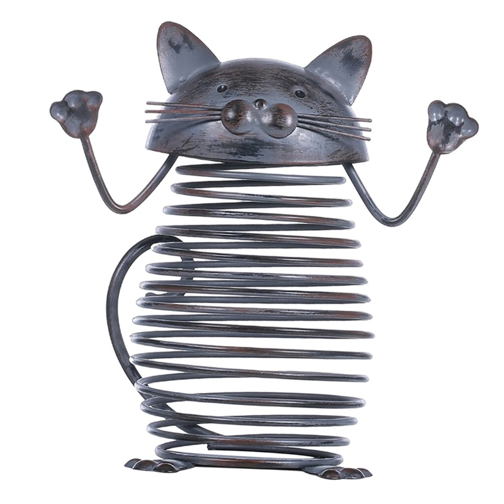 Leuke Kat Wijn Kurk Metalen Container Spaarpot Hom... – Vicedeal