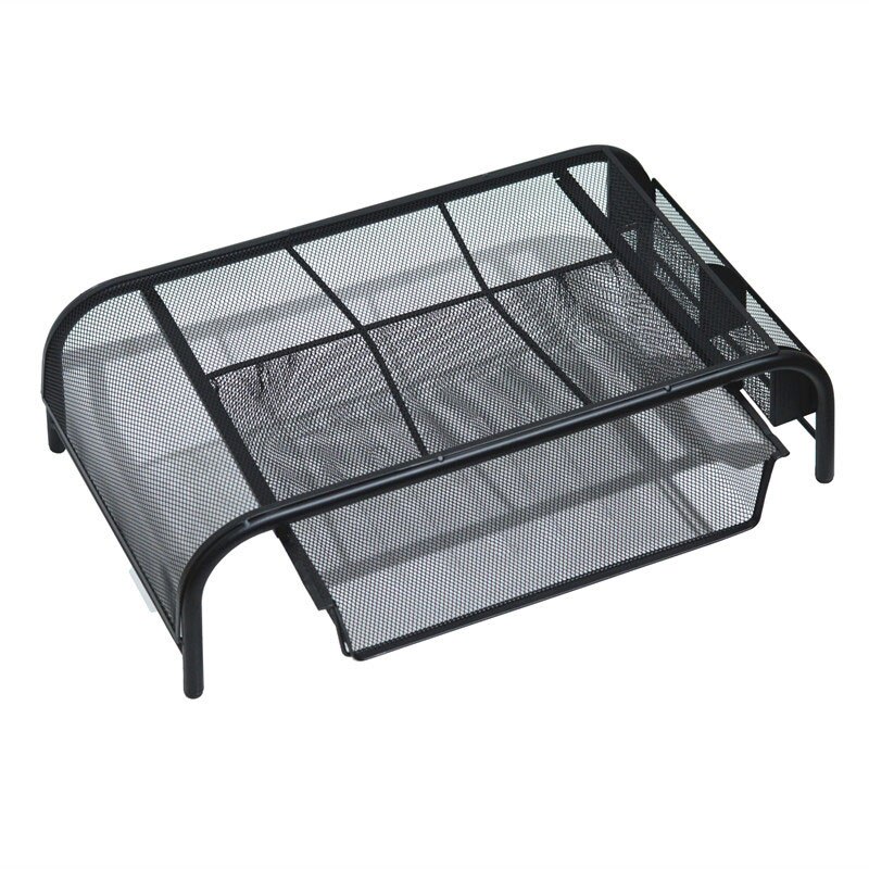 Mesh Monitor Stand, Computer Desk Mat, with Pull-O... – Vicedeal