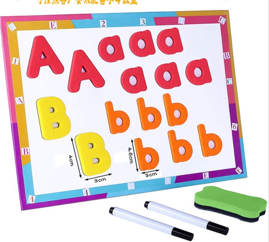 Magnetic Letters with Magnet drawing Board Classro... – Grandado