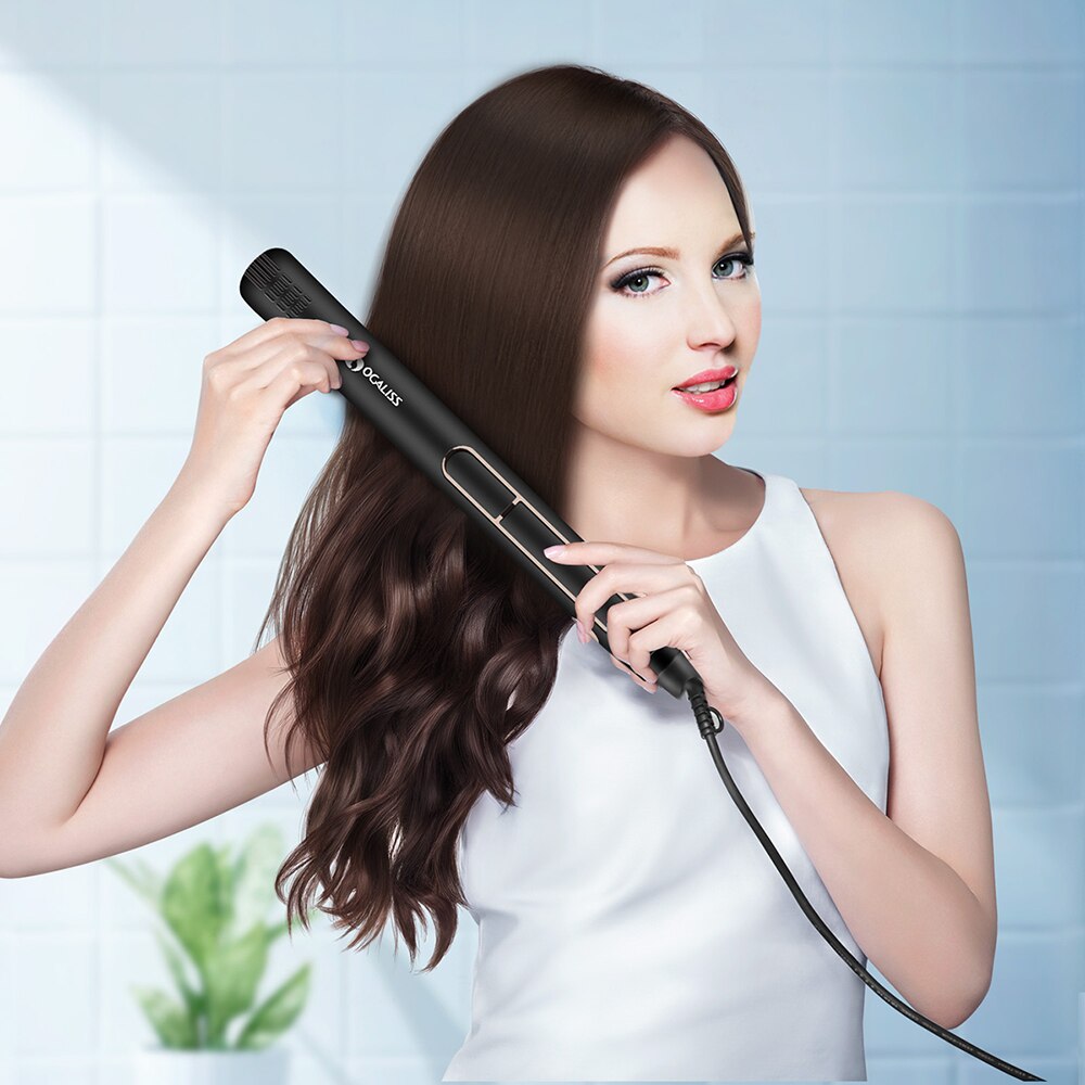 Ocaliss Titanium Hair Straighteners RM-39TFP Adjus... – Vicedeal