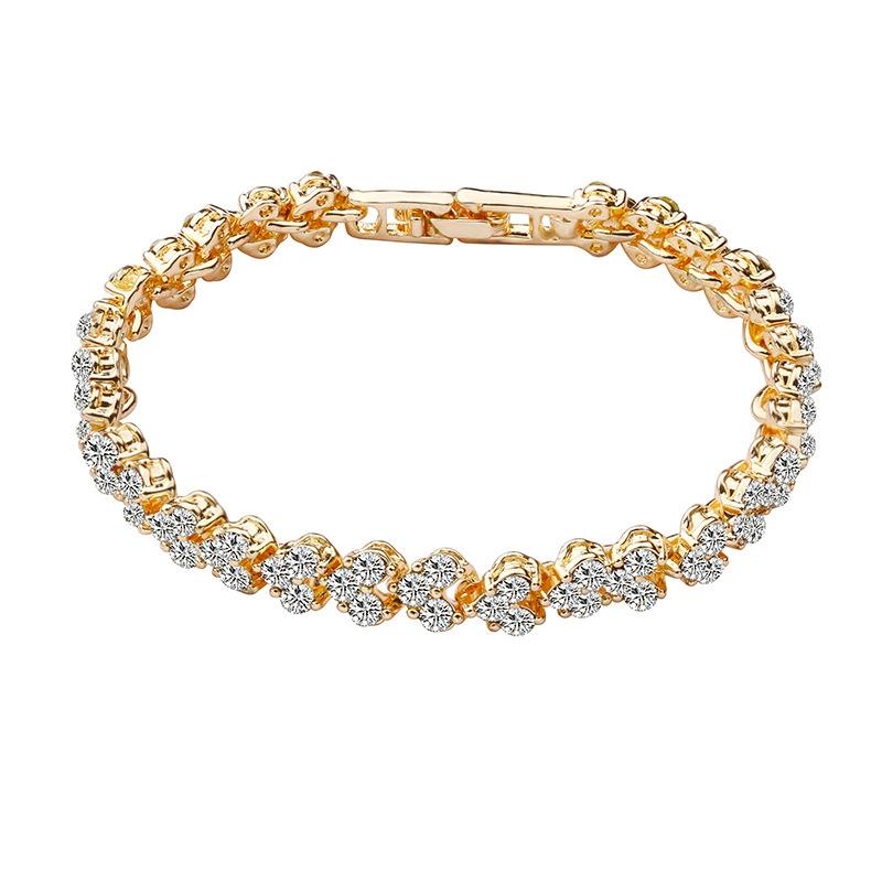 Single Row Rhinestone Bracelet For Female Charm Ro... – Vicedeal