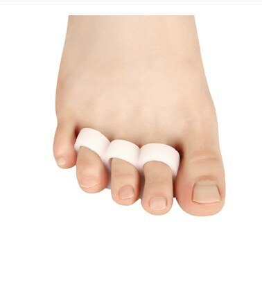 Feet care soft silicon gel separator toe crest for... – Vicedeal