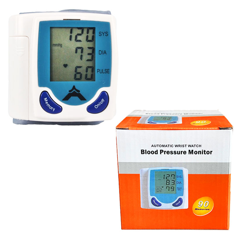 Digital Wrist Blood Pressure Monitor & Heart B... – Grandado