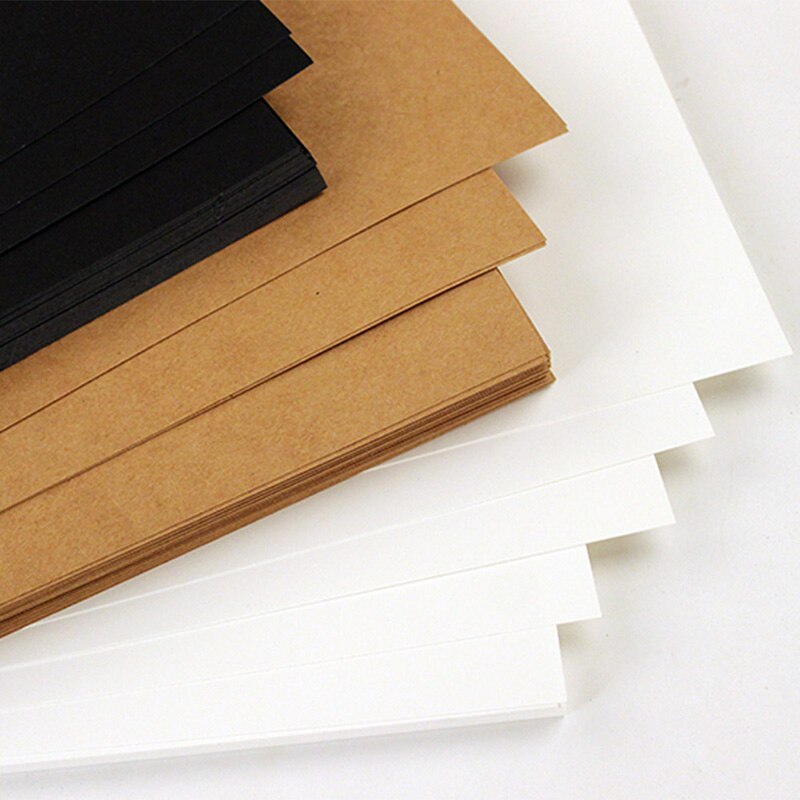 Style Solid A4 Size DIY Postcard Kraft Vintage Pap... – Grandado