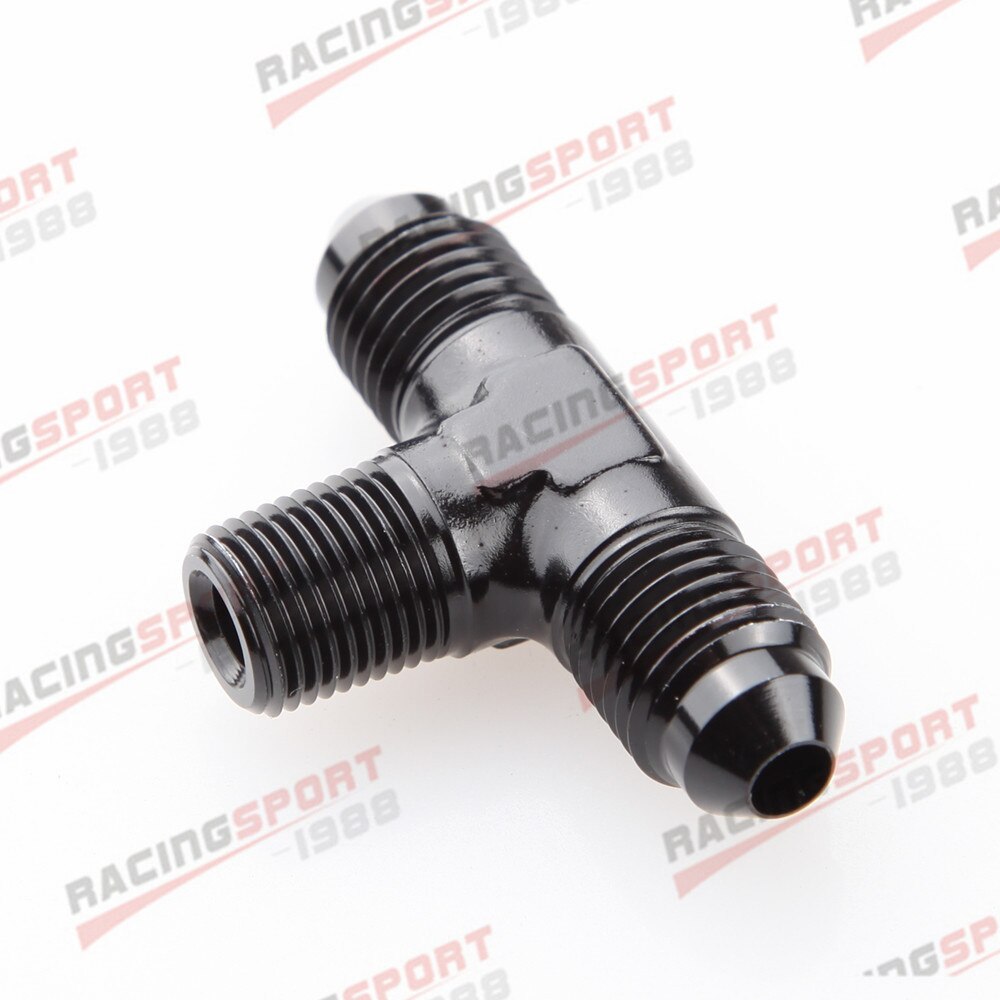 10AN AN10 Male Flare To 1/2" NPT Tee T-piece ... – Grandado
