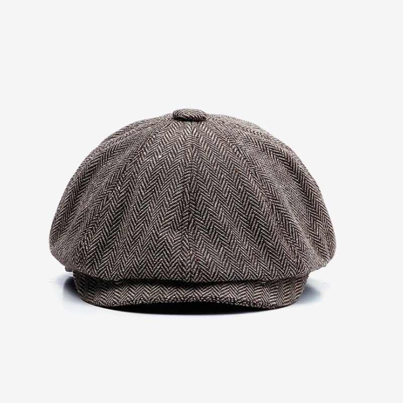 Autumn Winter Newsboy Caps herringbone art literat... – Grandado