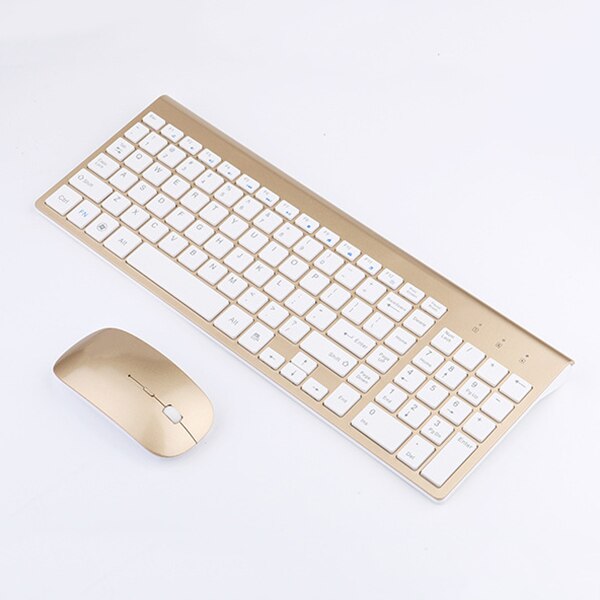 Smooth Body 2.4GHz Wireless Keyboard and Mouse Com... – Vicedeal