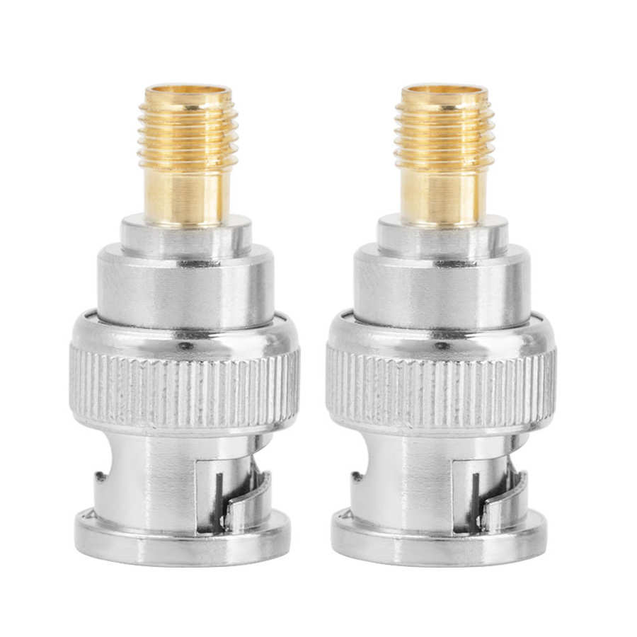 2pc BNC Male to SMA Female Type RF Connector Coaxi... – Grandado