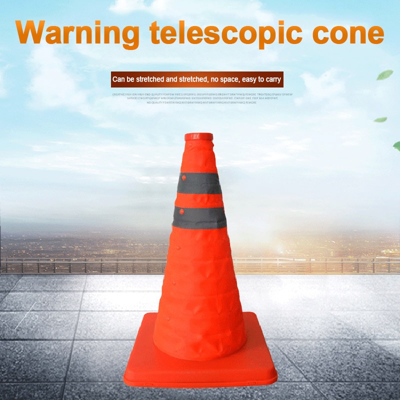 Reflective Traffic Cone Retractable Space-saving P... – Vicedeal