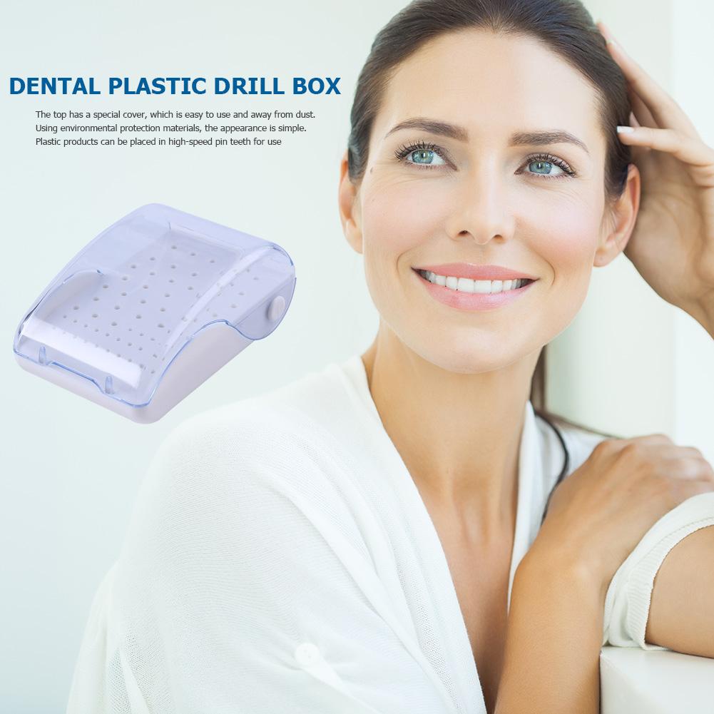 Dental Plastic Bur Box 60 Holes Drill Placement Bo... – Grandado