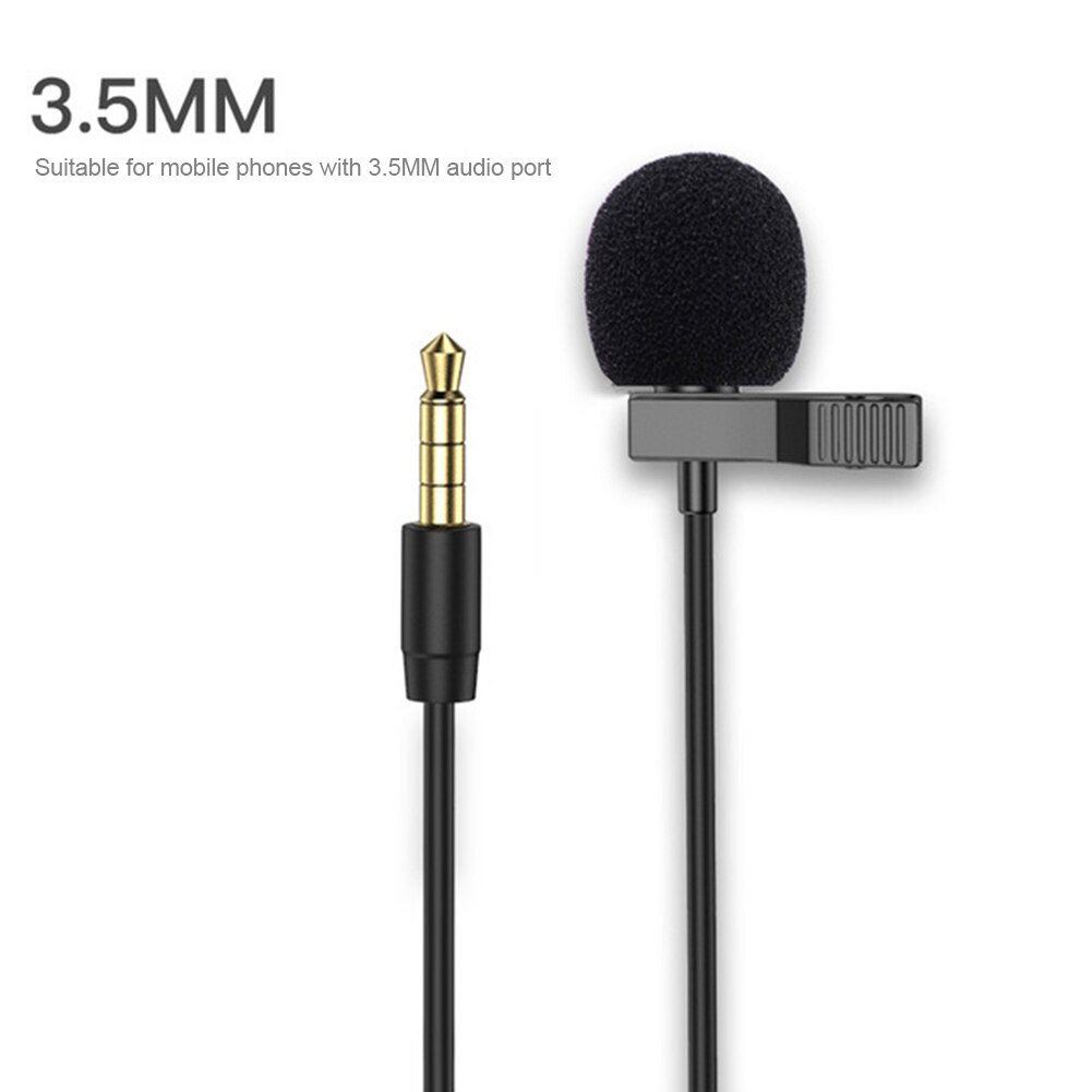 Mini Studio 3.5mm Speech Mic Video Microphone Type... – Grandado