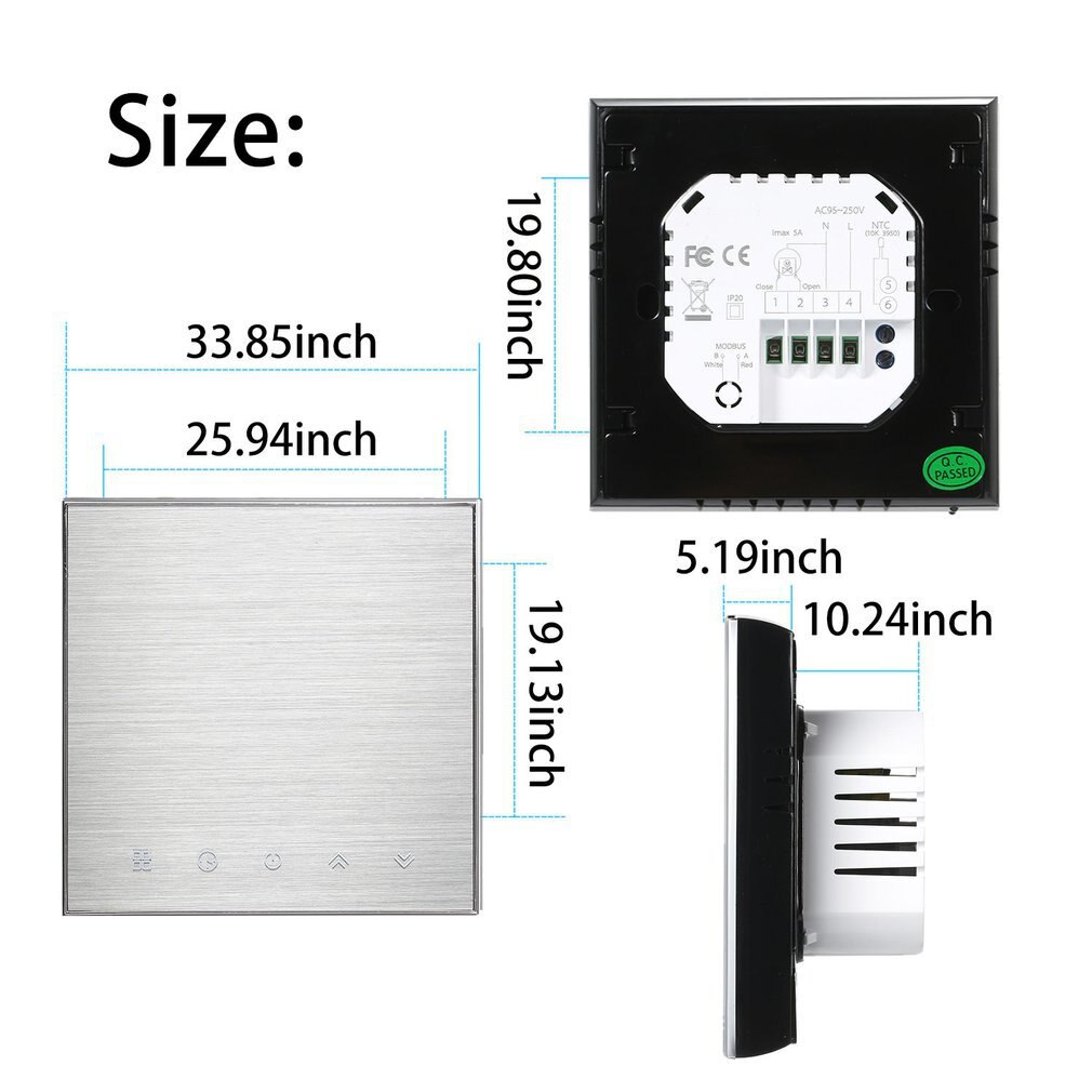 Thermostats Digital Water/Gas Boiler Heating Therm... – Grandado