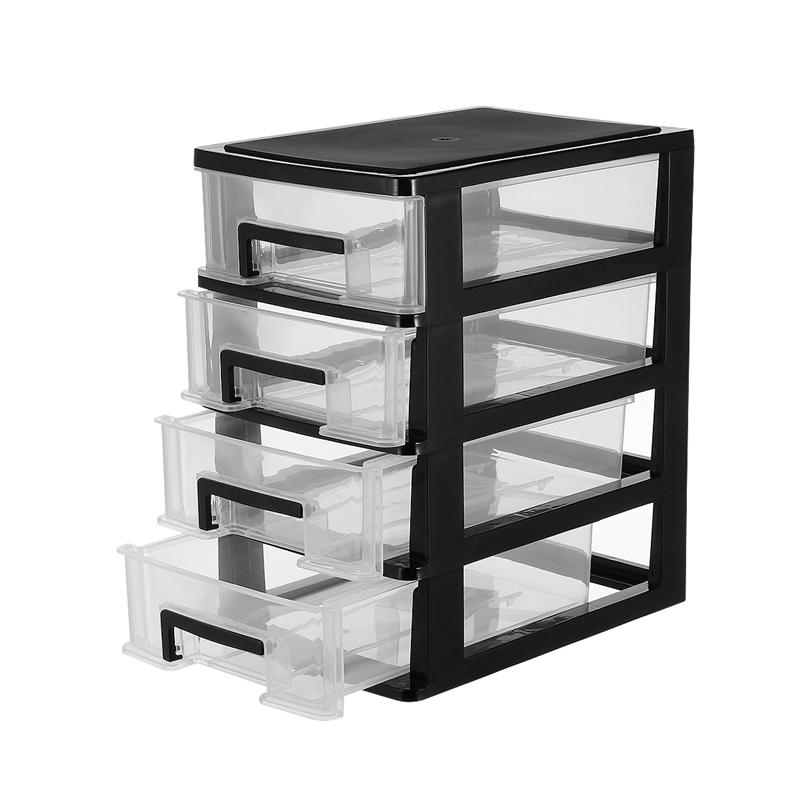 1PC Four-layer Storage Cabinet Plastic Drawer Type... – Grandado