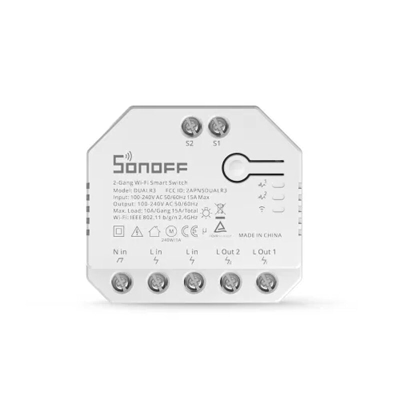 Sonoff Dual R3 2 Gang Dual Relaismodule Diy Mini S... – Vicedeal