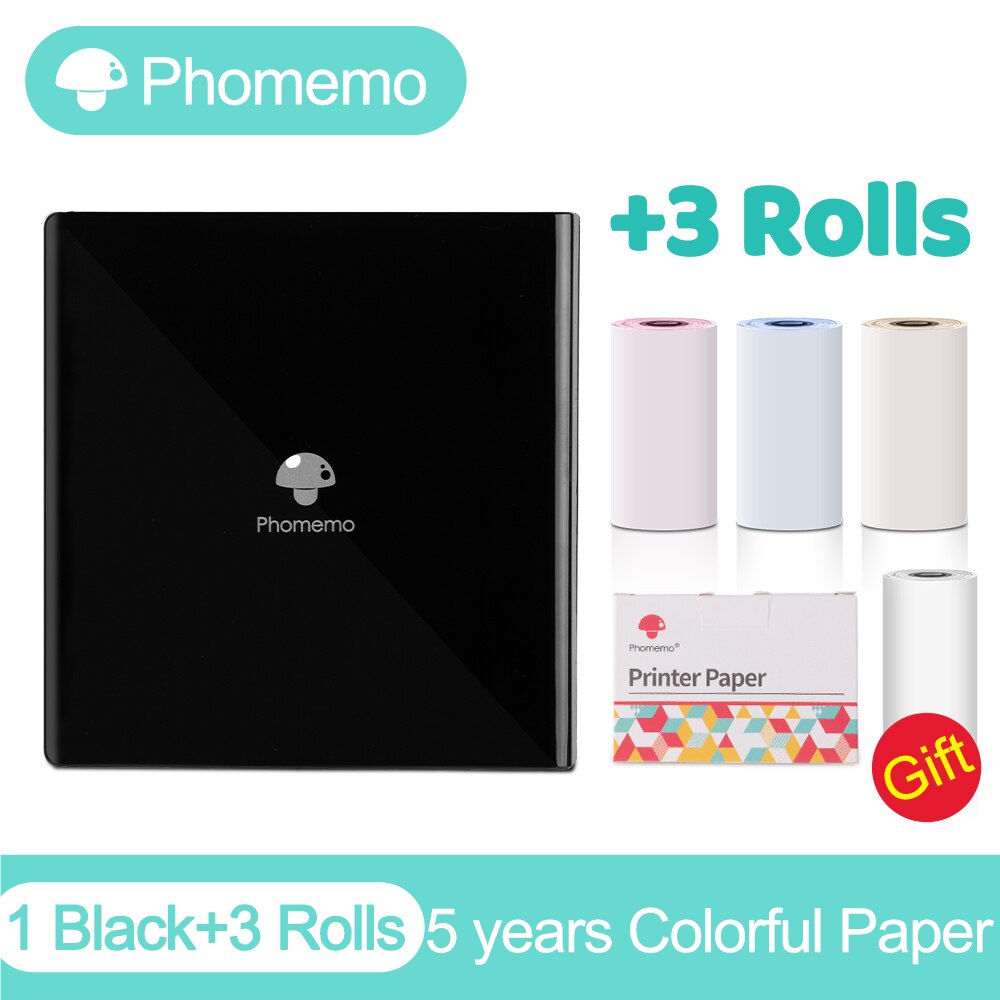 Phomemo M02 Portable Thermal Printer Paper Photo P... – Grandado