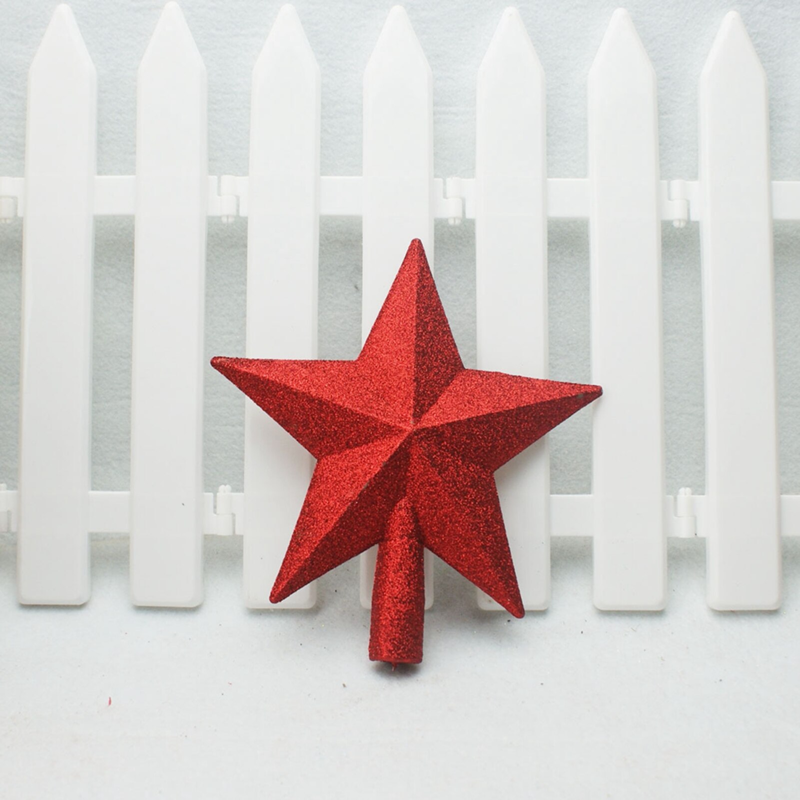 2Pcs Glitter Five-pointed Star Tree Top Plastic St... – Grandado