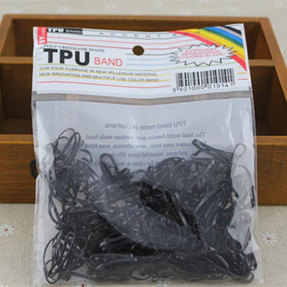 300 pcs Rubber Haarband Touw Paardenstaart Houder ... – Grandado