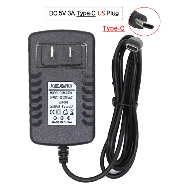 5V 3A 3000mA Power Supply Adapter USB Type-C Charg... – Grandado