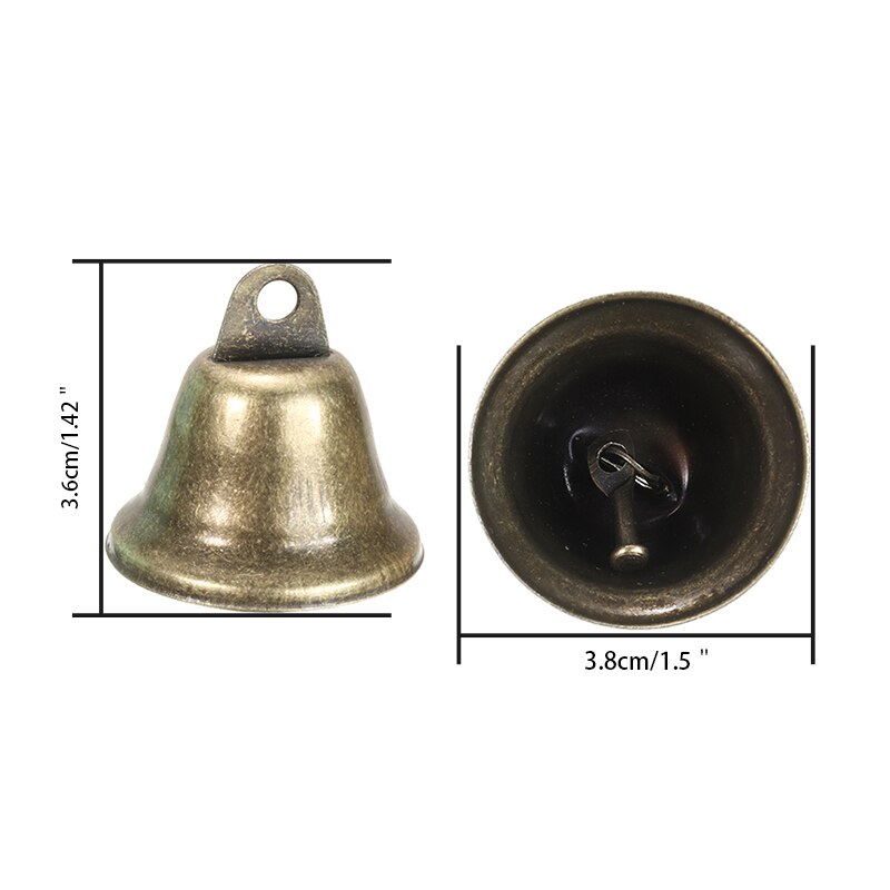 10 stücke 38mm Gold Jingle Bells Weihnachten Festi... – Vicedeal