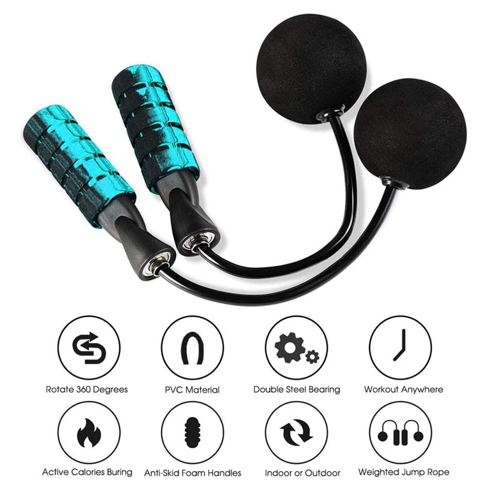 Weighted Ropeless Jump Rope Crossfit Speed Rope Ad... – Vicedeal