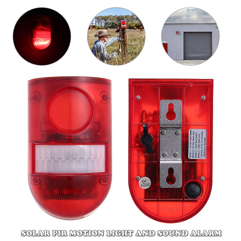 For Farms Villas Orchards 1pc Solar Strobe Sound F... – Grandado