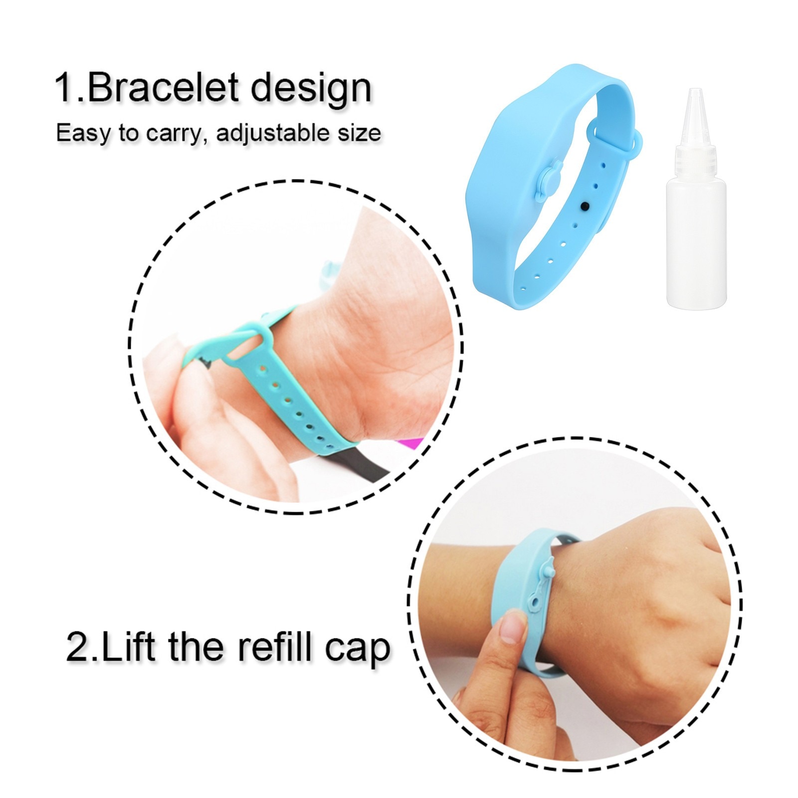 1PC Family Wristband Hand Dispenser This Wearable ... – Vicedeal