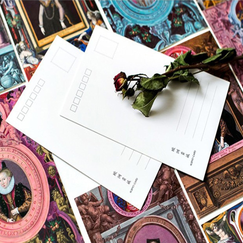 30 Pcs/lot Retro European Nobility Postcard Greeti... – Vicedeal