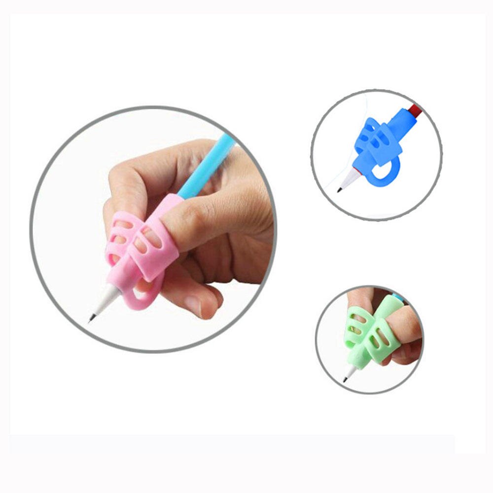 3pcs 3-finger Grip Pencil Pen Holder Kids Practise... – Grandado
