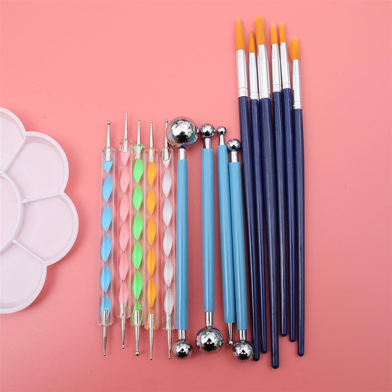 1 Set 16 Pcs Mandala Tool Kit Mandala Puntjes Gere... – Vicedeal