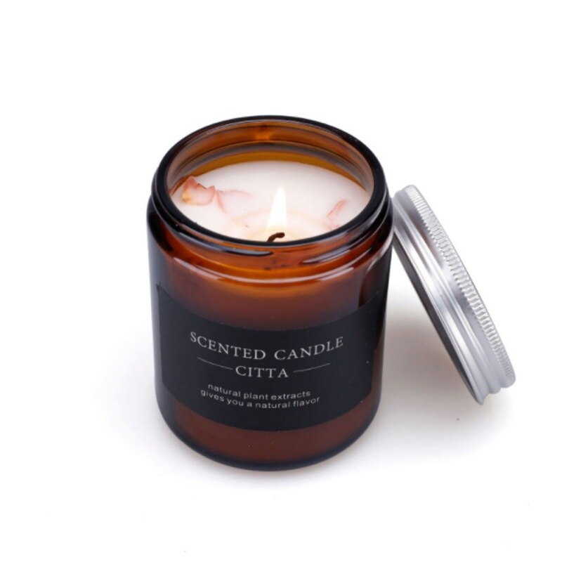 Handmade Scented Candle Natural Soy Wax Home Decor... – Grandado