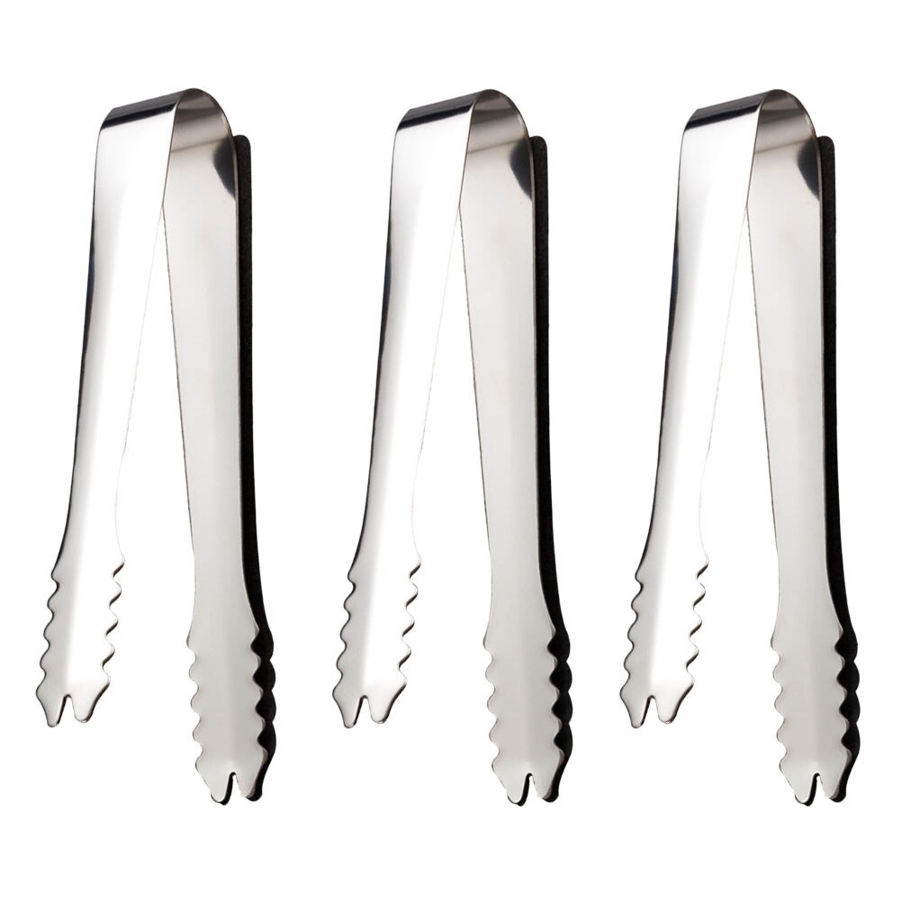 3 Stuks Rvs Ice Clips Ice Cube Serveren Tang Voor ... – Vicedeal