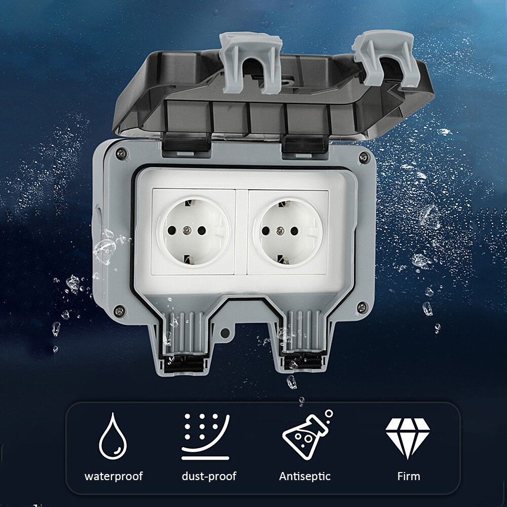 IP66 Weatherproof Waterproof Outdoor BOX Wall Sock... – Vicedeal