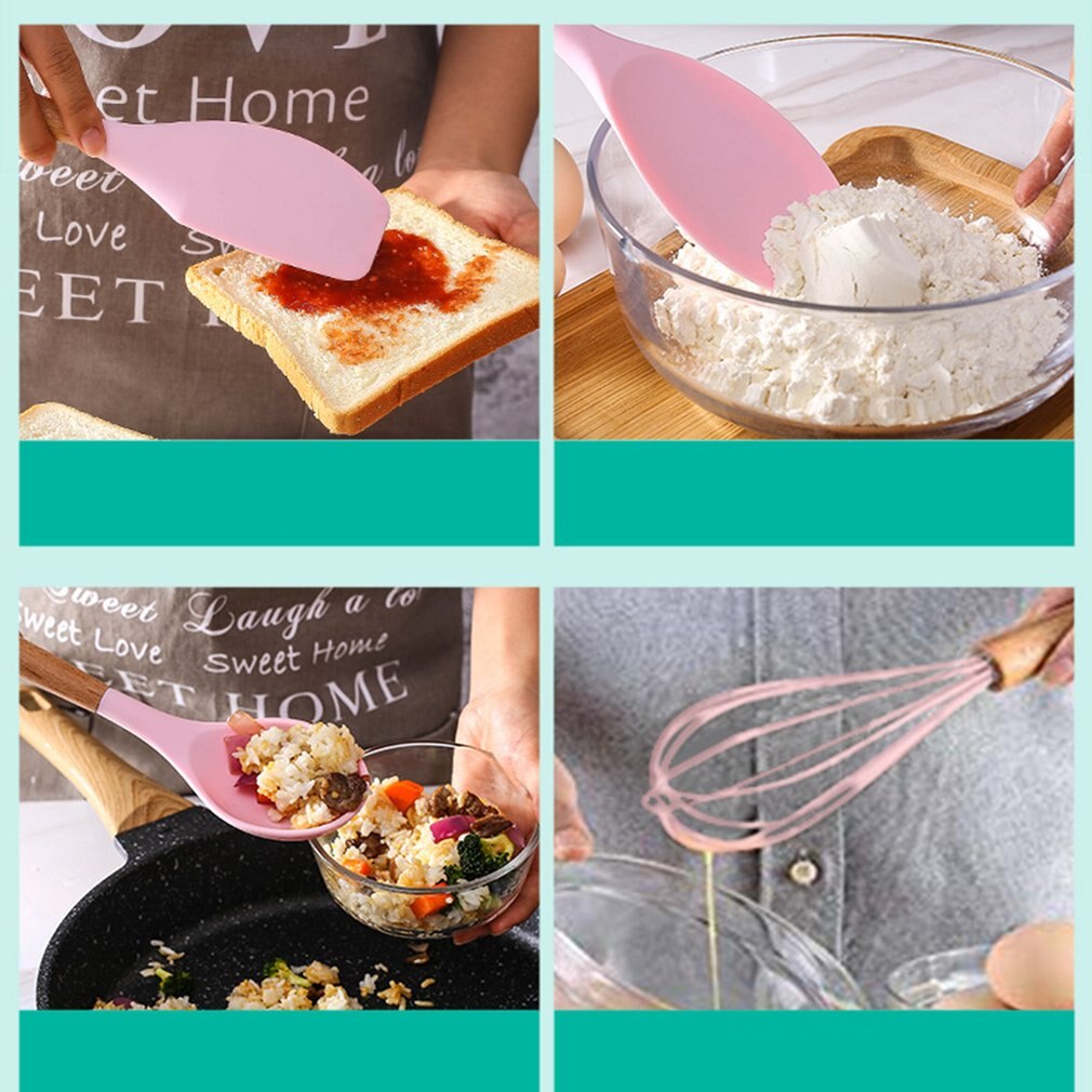 Silicone Kitchenware With Storage Bucket 12-piece ... – Grandado