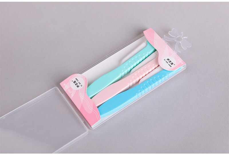 3Pcs/Set Pink Eyebrow Trimmer Armpit Hair Razor Be... – Vicedeal