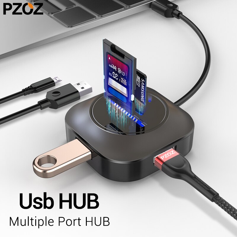 PZOZ USB HUB For MacBook Pro Surface USB HUB USB 2... – Vicedeal