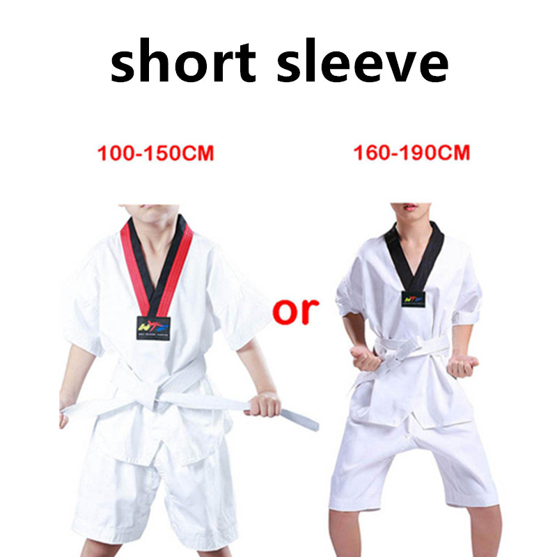 Unisex White Taekwondo Clothing Martial Arts Train... – Vicedeal