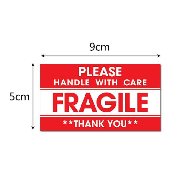 100PCS Fragile Goods Stickers Please Handle With C... – Grandado
