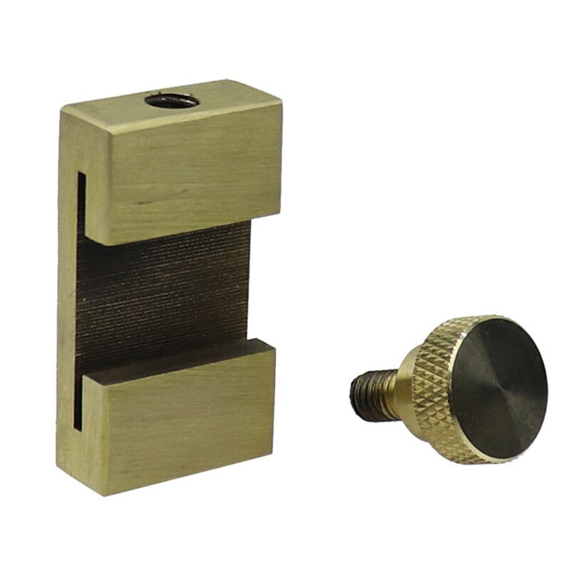 Steel Ruler Limit Block Brass Positioning Adjustme... – Grandado