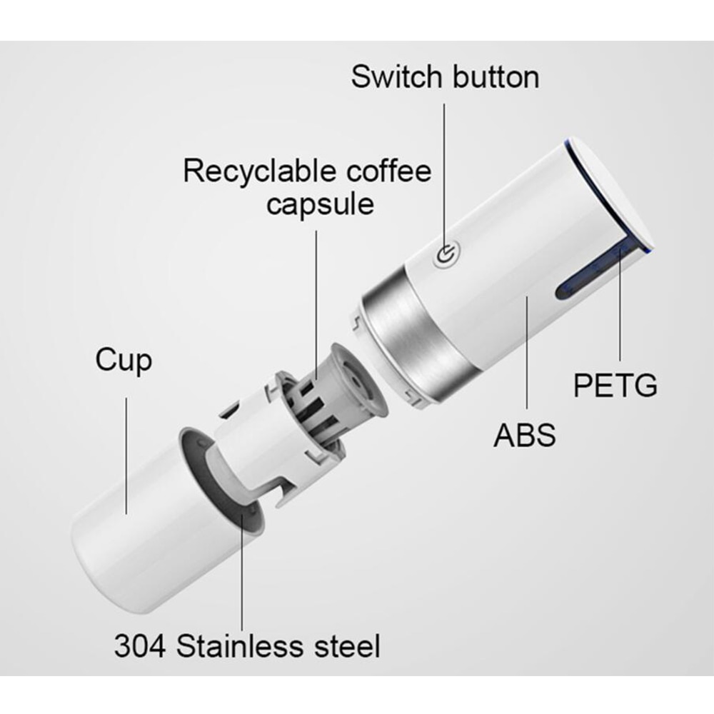 Household Car USB Portable Automatic Coffee Machin... – Grandado