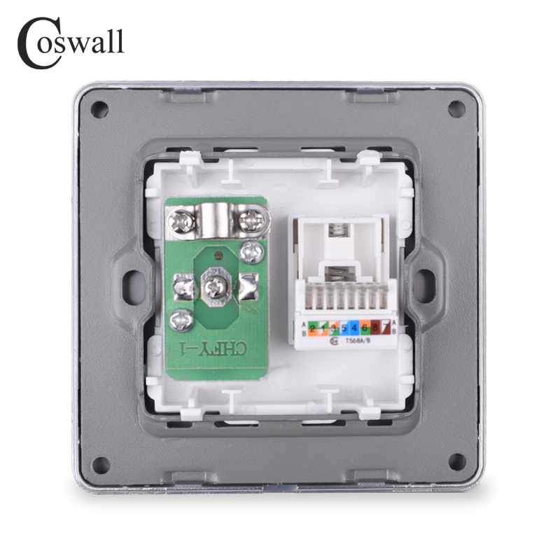 COSWALL RJ45 Internet Data Computer Jack CAT5E Con... – Vicedeal