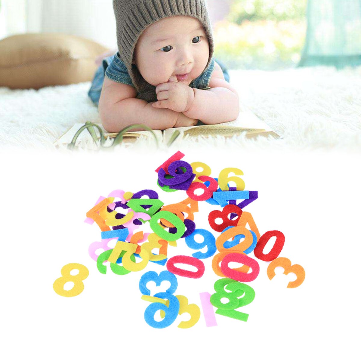 Colorful Non-woven Felt Fabric Numbers Sewing Clot... – Vicedeal